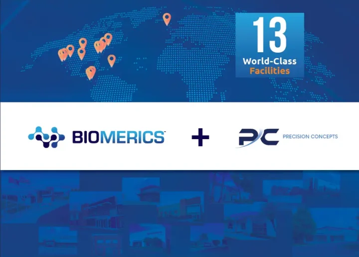 Biomerics Announces Merger with Precision Concepts Medical - Biomerics